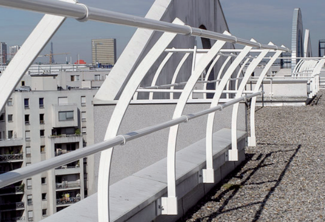 Fixed Roof Edge Protection - dani alu UK Ltd